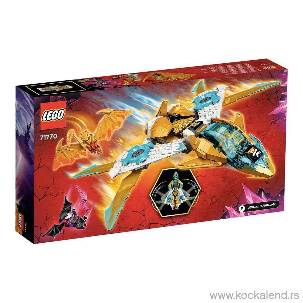 LEGO NINJAGO ZANES GOLDEN DRAGON JET LE71770 | Kockalend internet ...