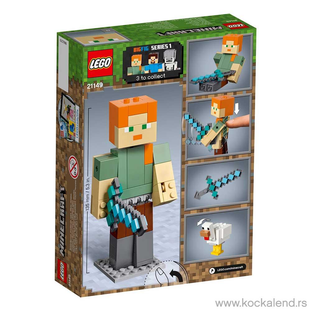 LEGO MINECRAFT MINECRAFT? ALEX BIGFIG LE21149 | Kockalend internet ...