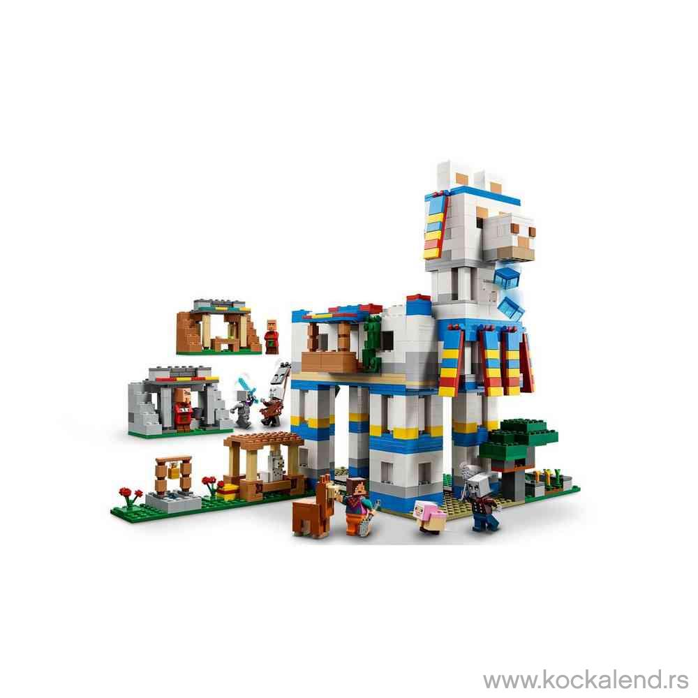 LEGO MINECRAFT THE LLAMA VILLAGE LE21188 | Kockalend internet prodavnica