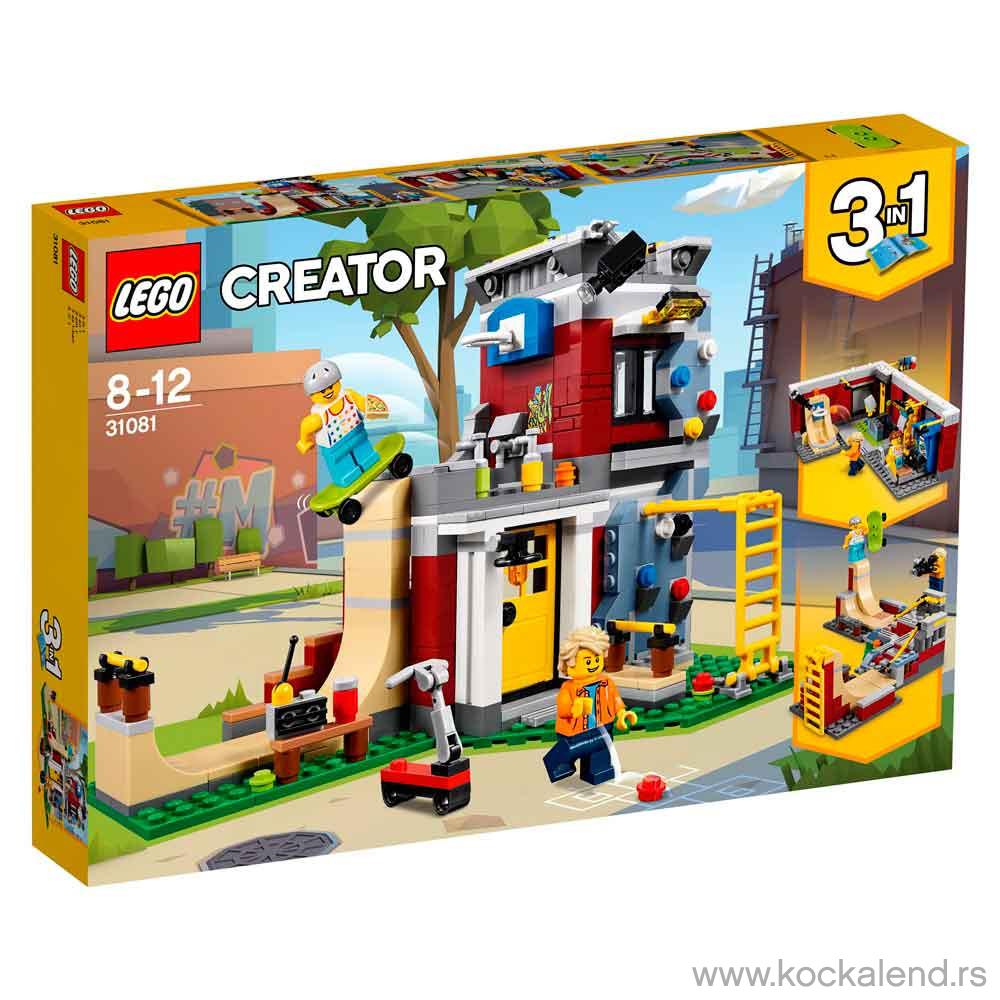 LEGO CREATOR MODULAR SKATE HOUSE LE31081 | Kockalend internet prodavnica