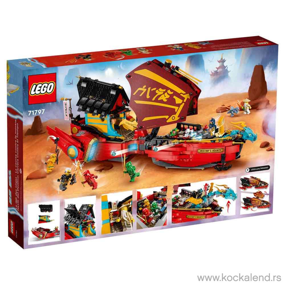 LEGO NINJAGO DESTINYS BOUNTY - RACE AGAINST TIME LE71797 | Kockalend ...