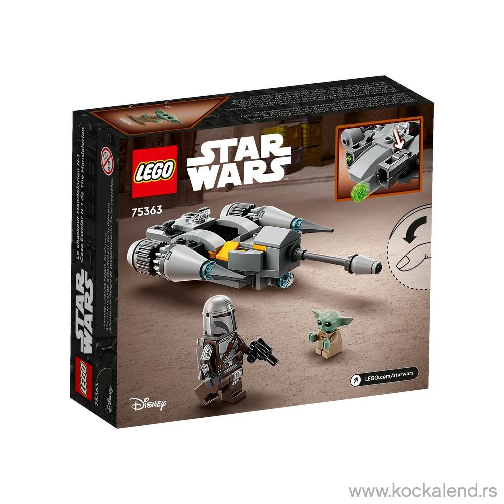 LEGO STAR WARS TM THE MANDALORIAN N-1 STARFIGHTER MICROFIGHTER LE75363 ...